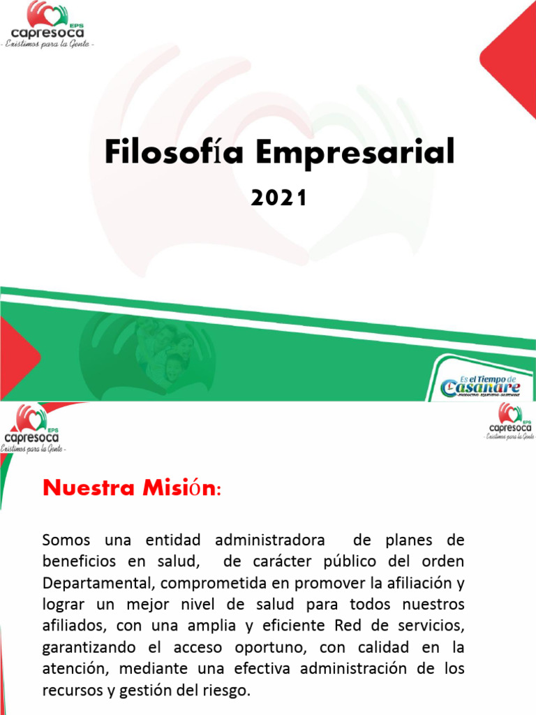 Filosofia Empresarial 2021 | PDF | Business | Empoderamiento