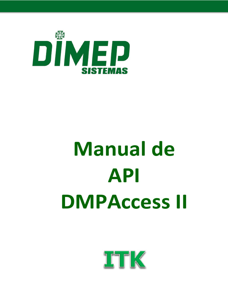 Manual API Itk Dmpaccess II r01 (2) | PDF | Microsoft Windows | Windows 10