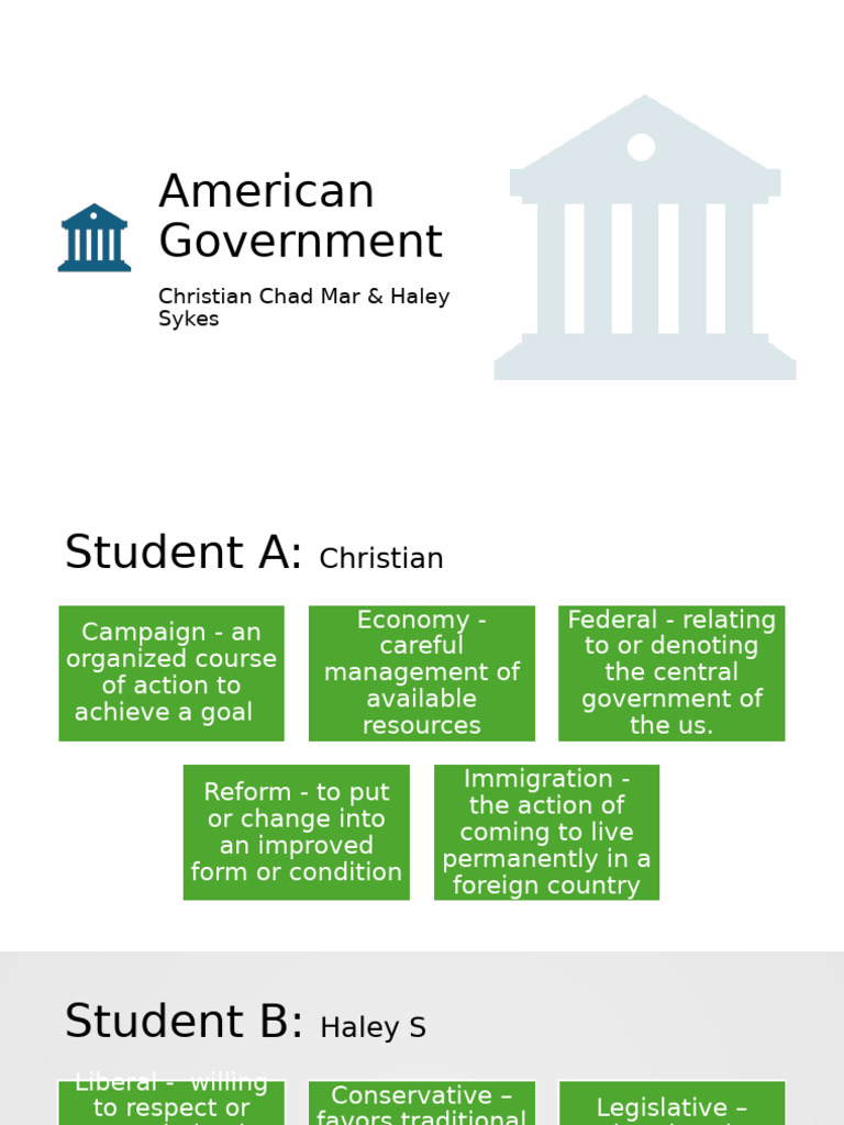 American Government Powerpoint - Haley Sykes | PDF | Donald Trump ...