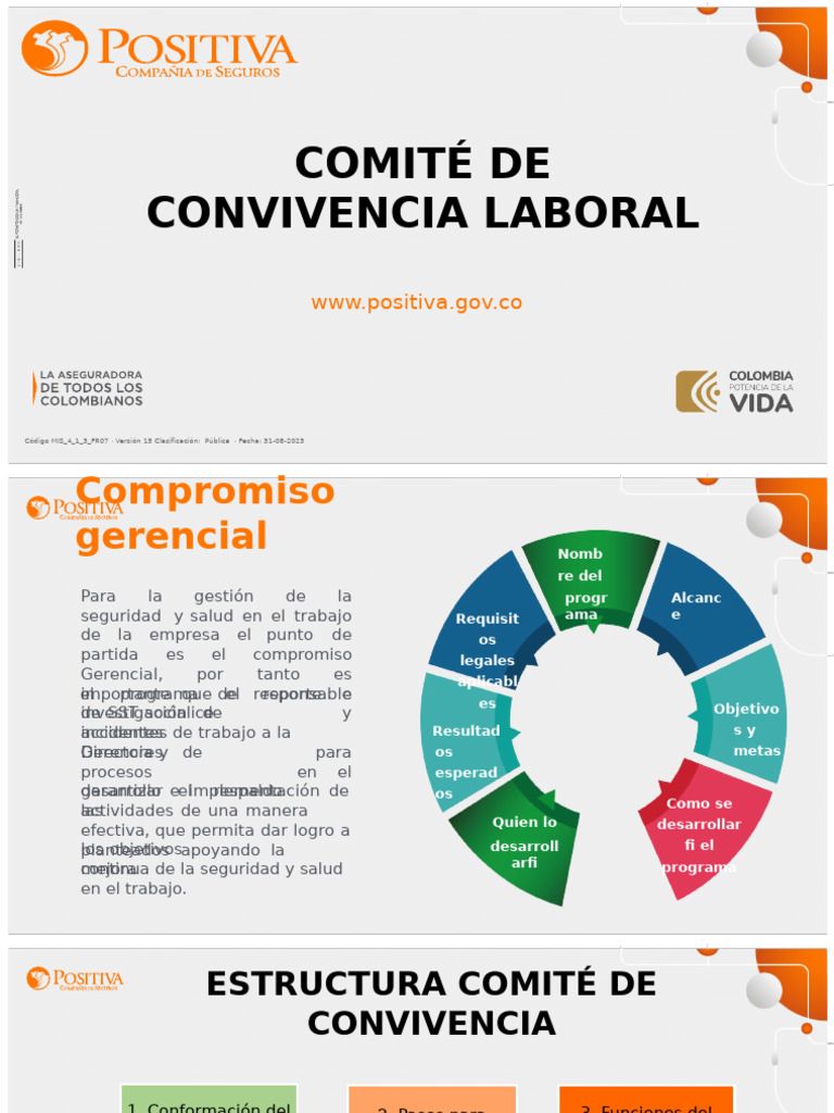 Comité de Convivencia Laboral | PDF