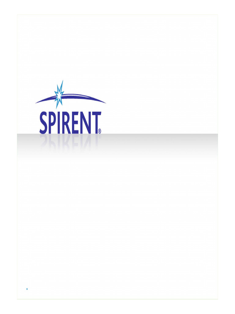 Spirent TestCenter System and Application Overview | PDF | Router ...