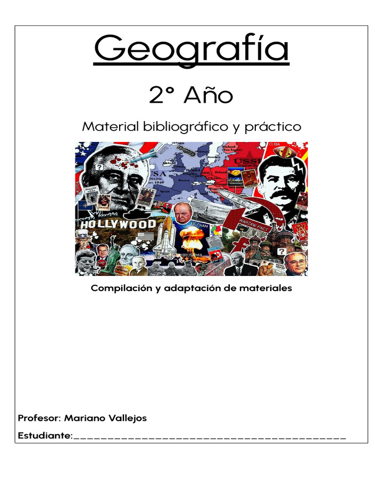 Cuadernillo Geo 2do Año 2025 | PDF | Kurdos | Monarquía
