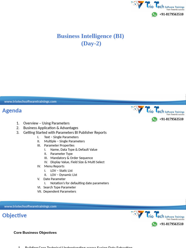 BI Day - 2 - Using Report Parameters | PDF | Parameter (Computer ...