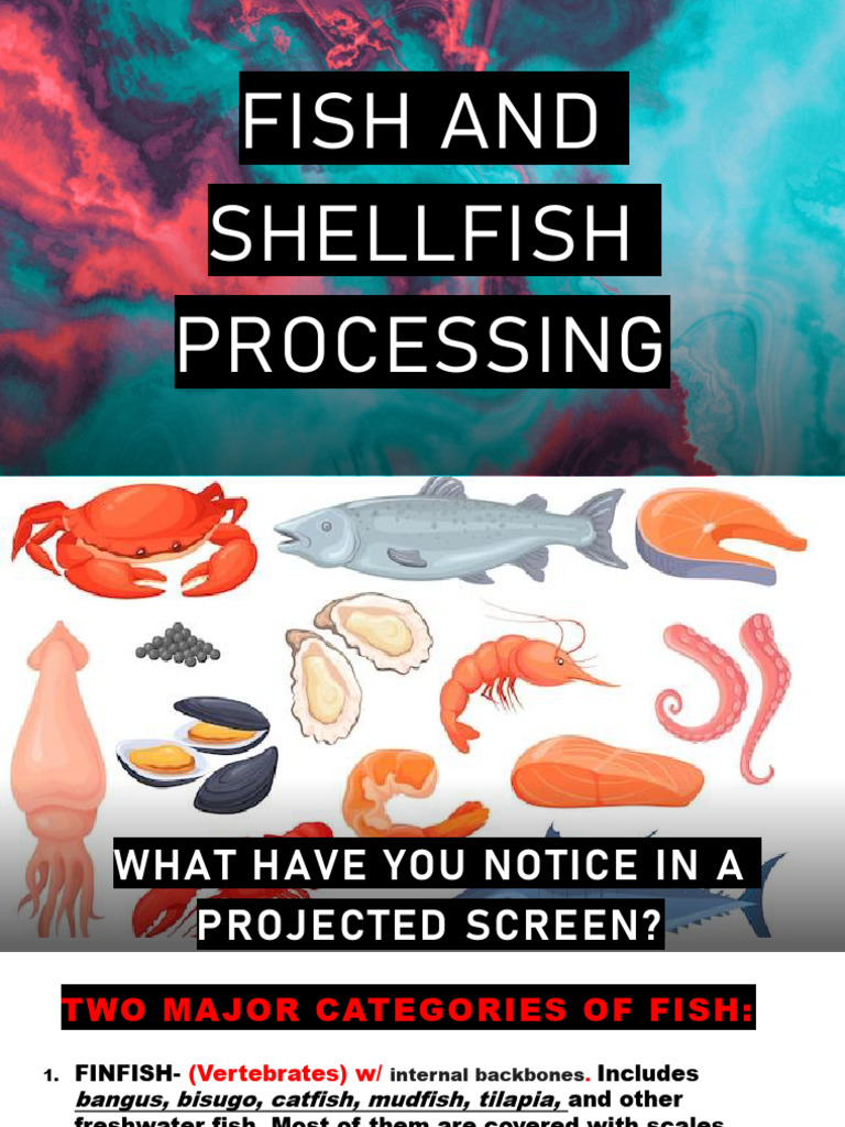 Fish and Shellfish Processingg | PDF