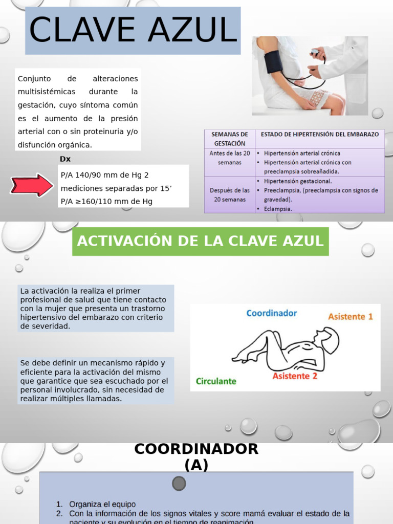 Clave Azul | PDF | El embarazo | Medicina CLINICA