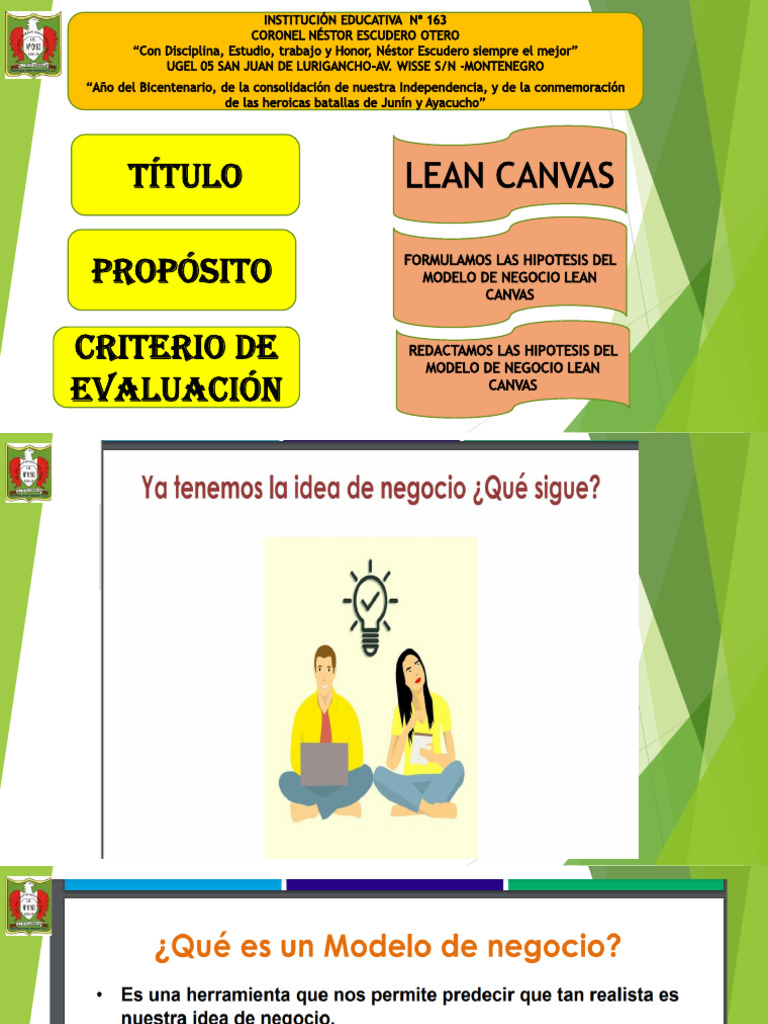 Lean Canvas................ | PDF