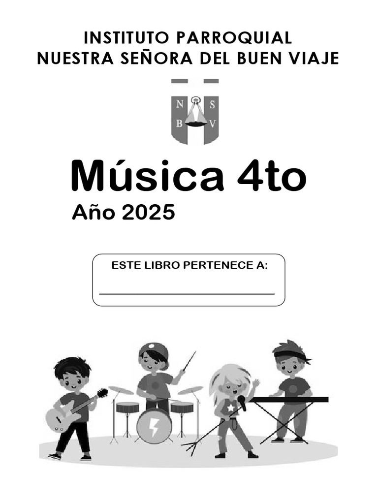 Cuaderno de Actividades Musicales 2025 | PDF | Sonido | Piano