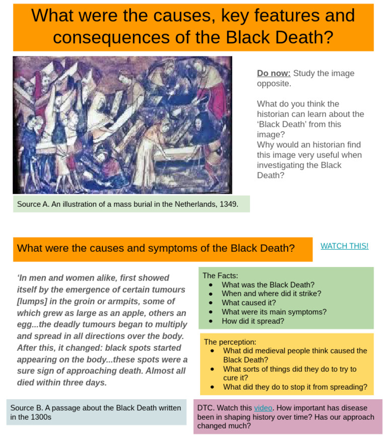 What Were The Causes, Key Features and Consequences of The Black Death ...