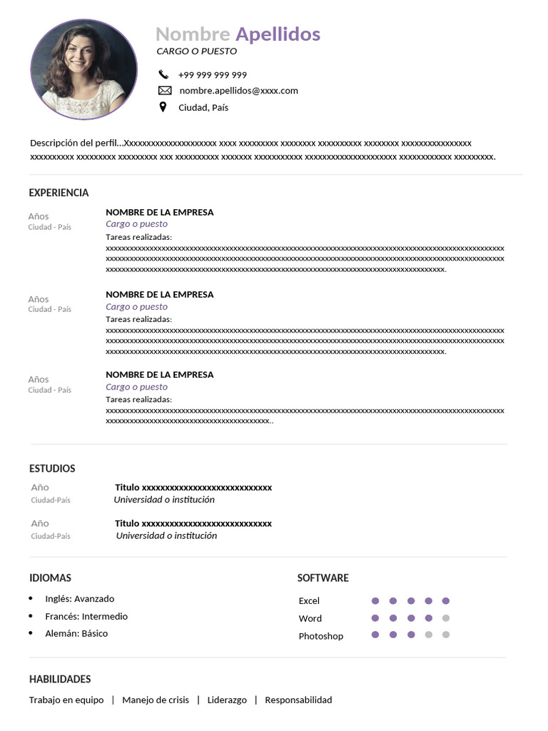 Curriculum-Vitae-En Español | PDF