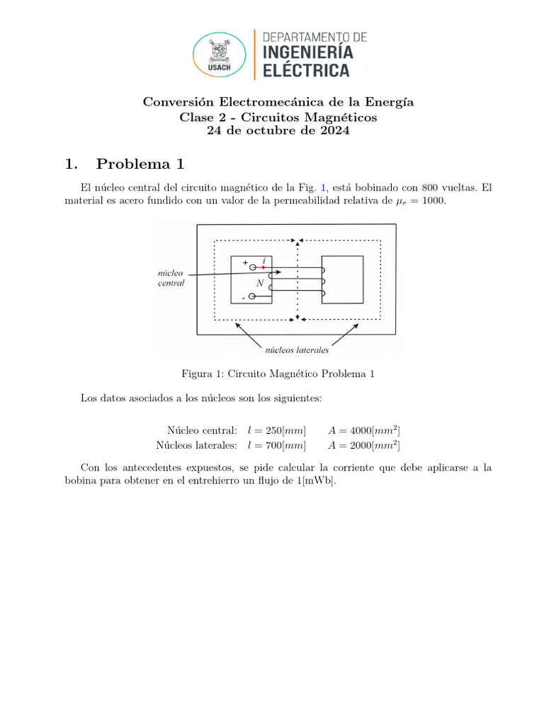 Clase 2 Ejercicio | PDF | Electromagnetismo | Magnetismo