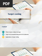 Target Costing: Calculation and Techniques | PDF | Cost | Prices