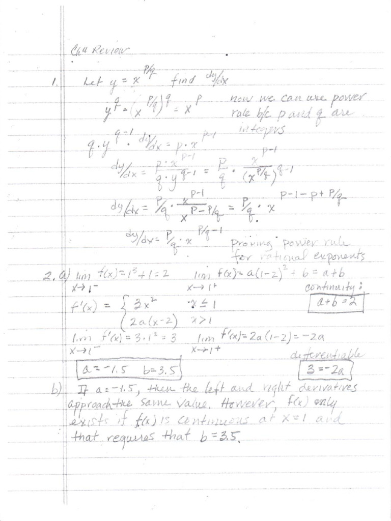 Chap4 Review Answers | PDF