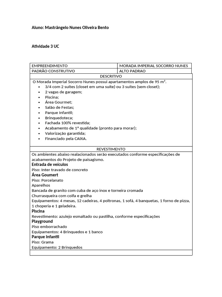 atividade 3 uc6 | PDF