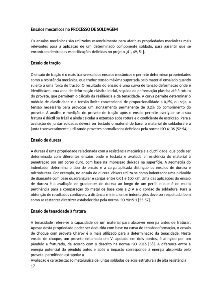 Por Imprimir Ensaios Mecânicos | PDF | Dureza | Estresse (Mecânica)