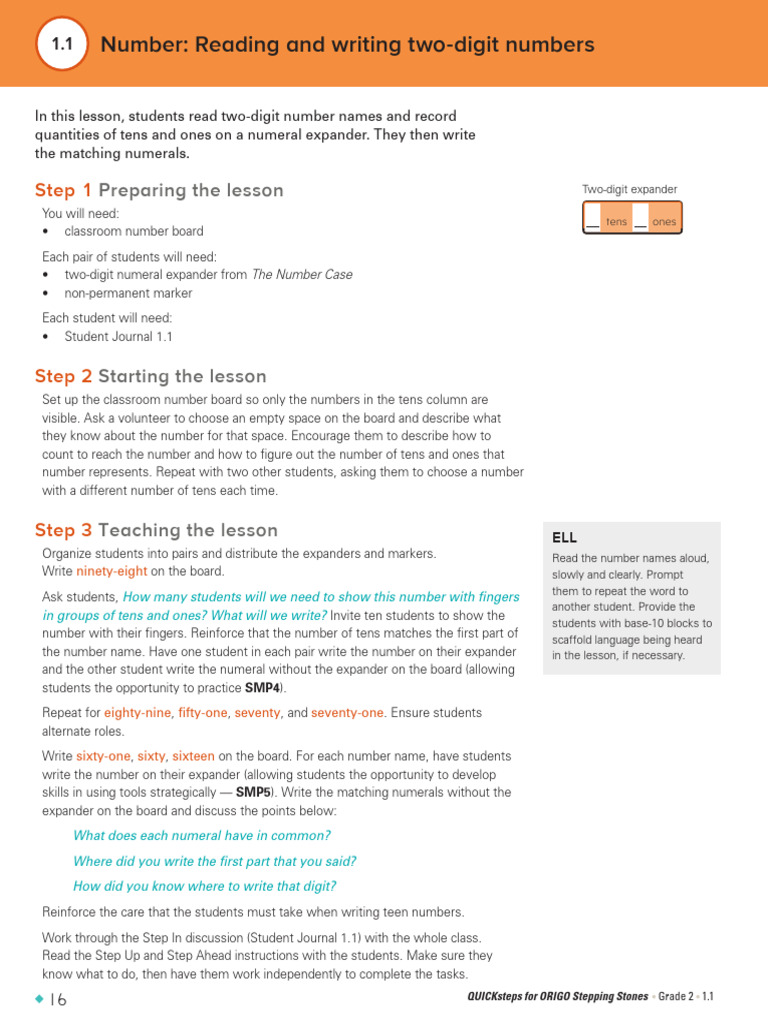 Grade-2-Module-1-Lessons-1–3 | PDF | Learning | Cognition