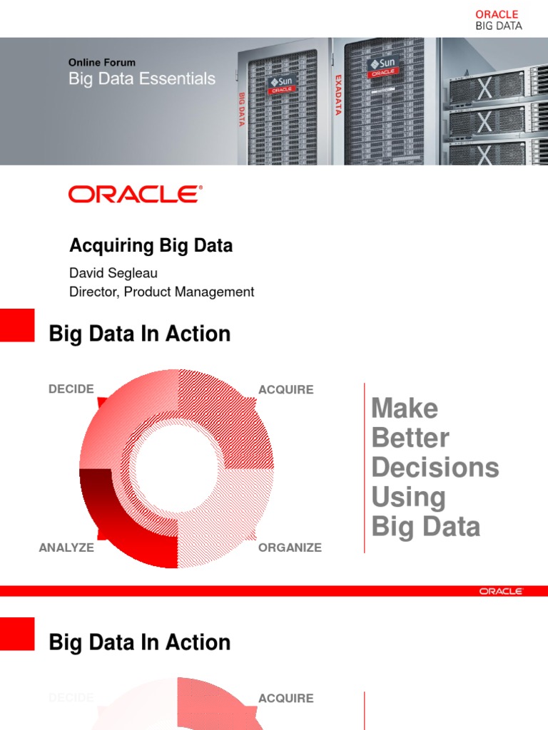03 Acquiring Big Data Final | PDF | Apache Hadoop | No Sql