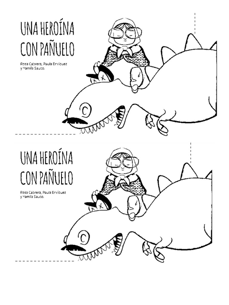 Una Heroina Con Pañuelo Colorear | PDF
