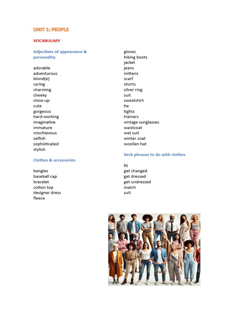 Vocab Recap 1 | PDF