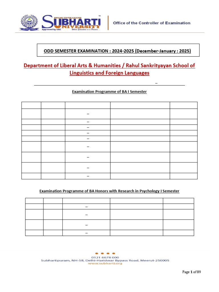 University Odd Semester Examination-2024-25 | PDF | Engineering | Electronic Engineering