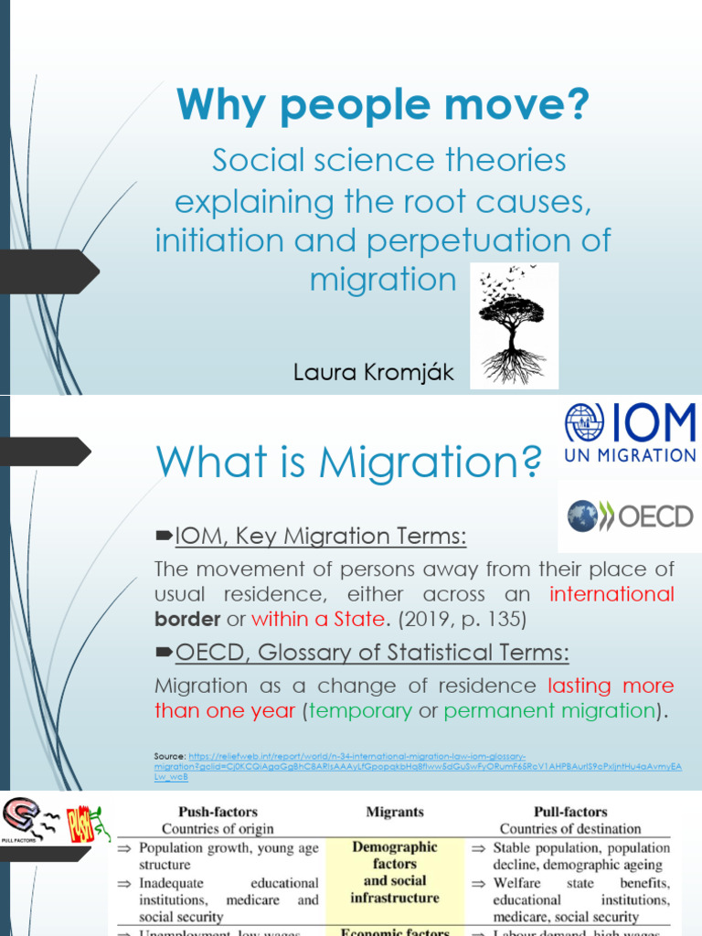 Why People Move - Migration Theories | PDF | Human Migration | Labour ...