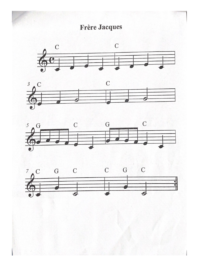 Frère Jacques | PDF