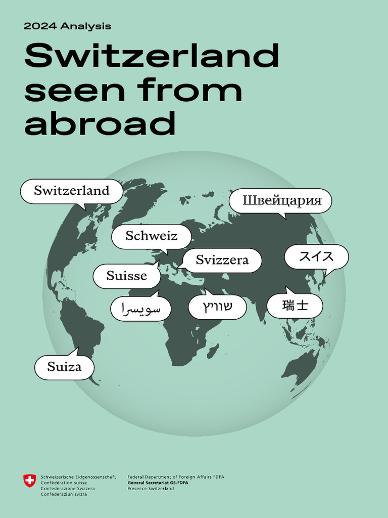 Switzerland's Global Image in 2024 | PDF | Switzerland | Media Bias