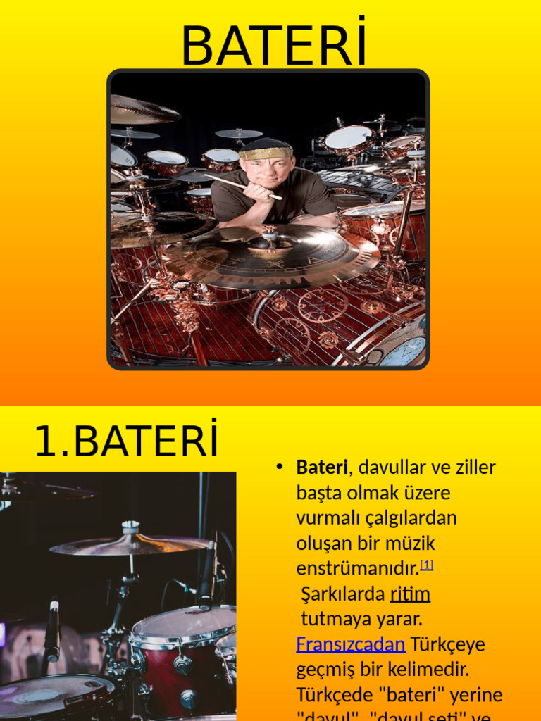 Bateri̇ Sunum | PDF