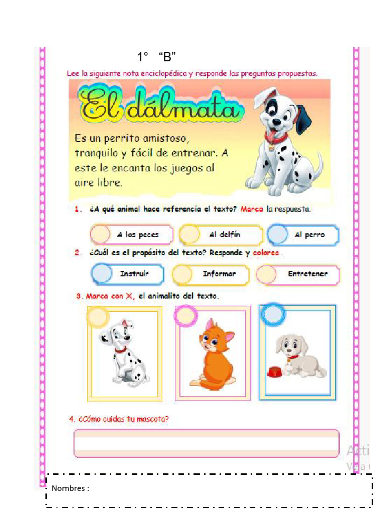 31-Plan Lector - El Dalmata | PDF