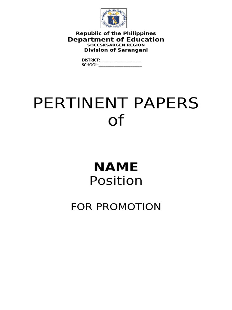 Cover Page For Promotion | PDF