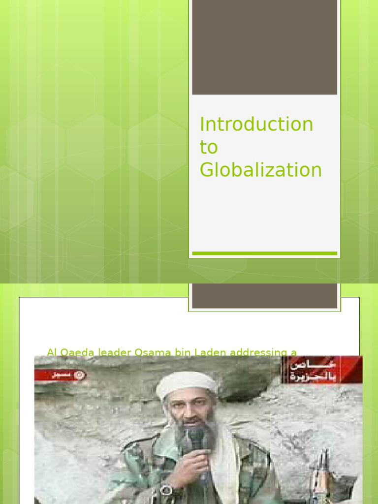 1. Introduction to Globalization | PDF