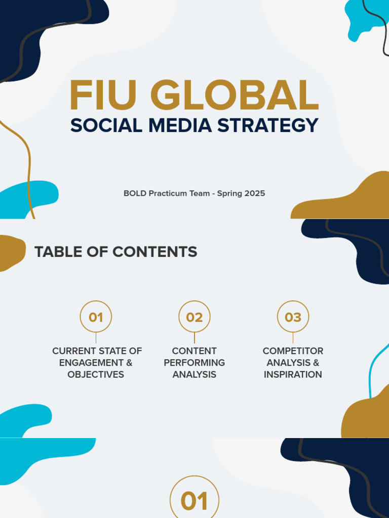 FIU Global Social Media Strategy - BOLD Practicum Team Spring 2025 | PDF | Brand | Communication