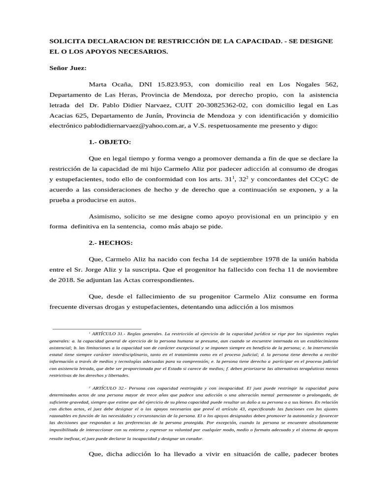 TP2 - Documento Extra | PDF | Mandato