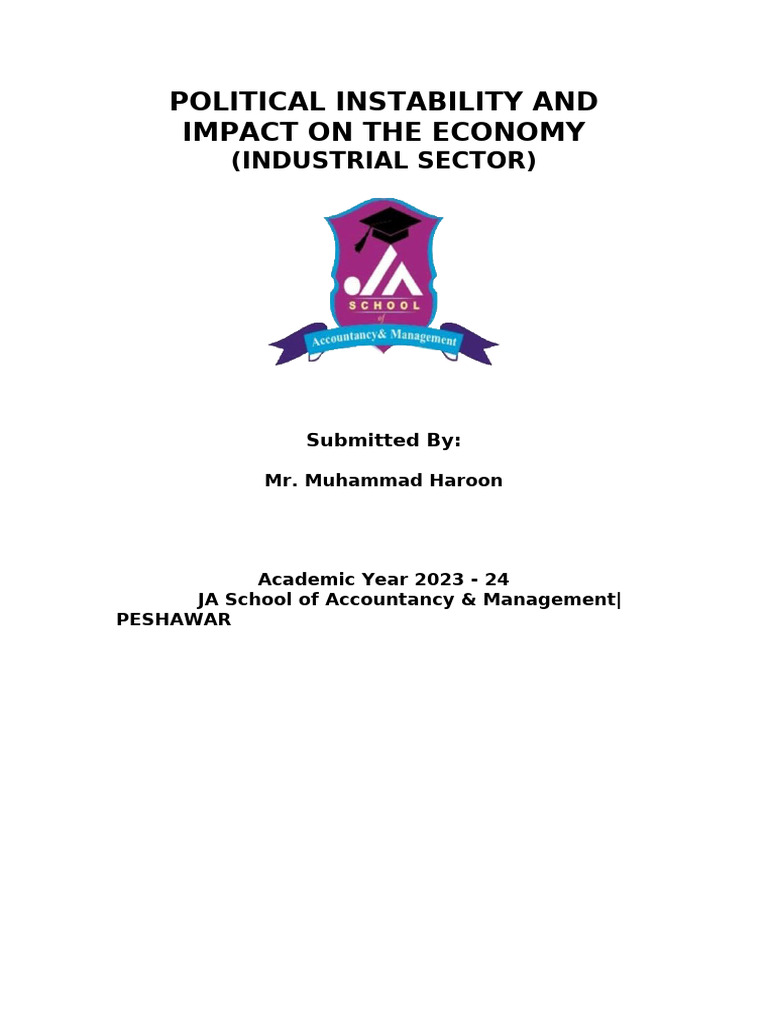 Muhammad Haroon Thesis 1 | PDF | Economies