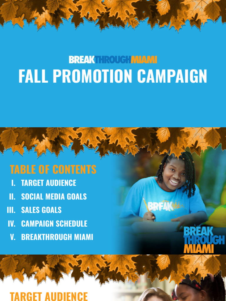 Fall Promotion Campaign | PDF