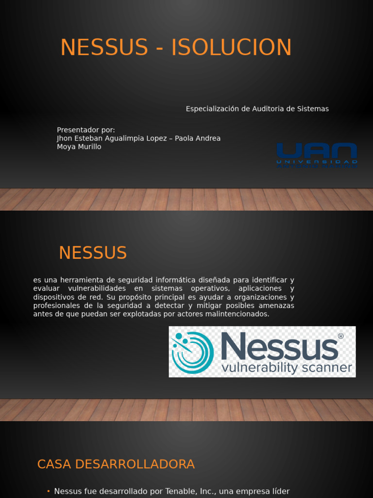 Nessus - Isolucion | PDF | Tecnologías de la información | Ingeniería de software