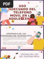 Uso Responsable Del Celular | PDF | Teléfonos móviles | Comunicación