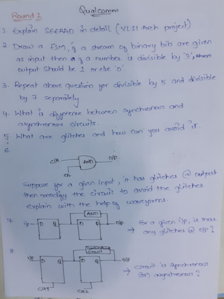Qualcomm interview questions_Obaid | PDF