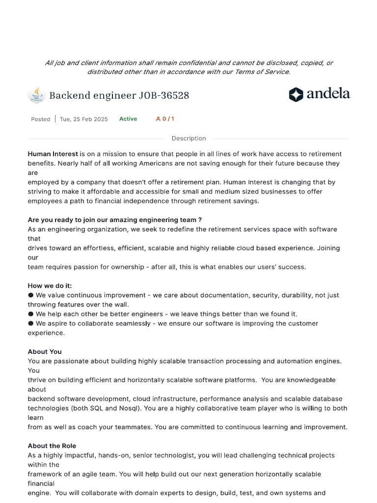(Human Interest) Backend Engineer | PDF