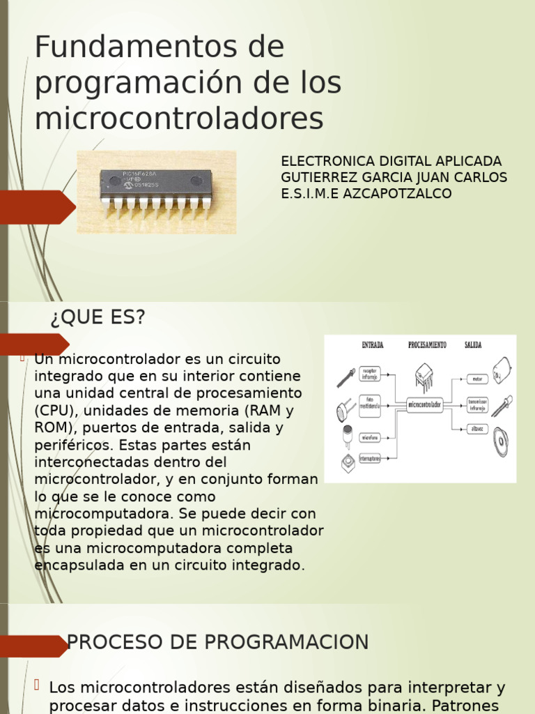 Fundamentos de Programación de Los Microcontroladores | PDF