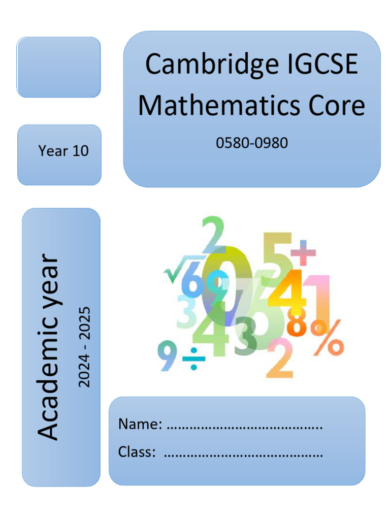 Year 10 Notes | PDF | Area | Significant Figures