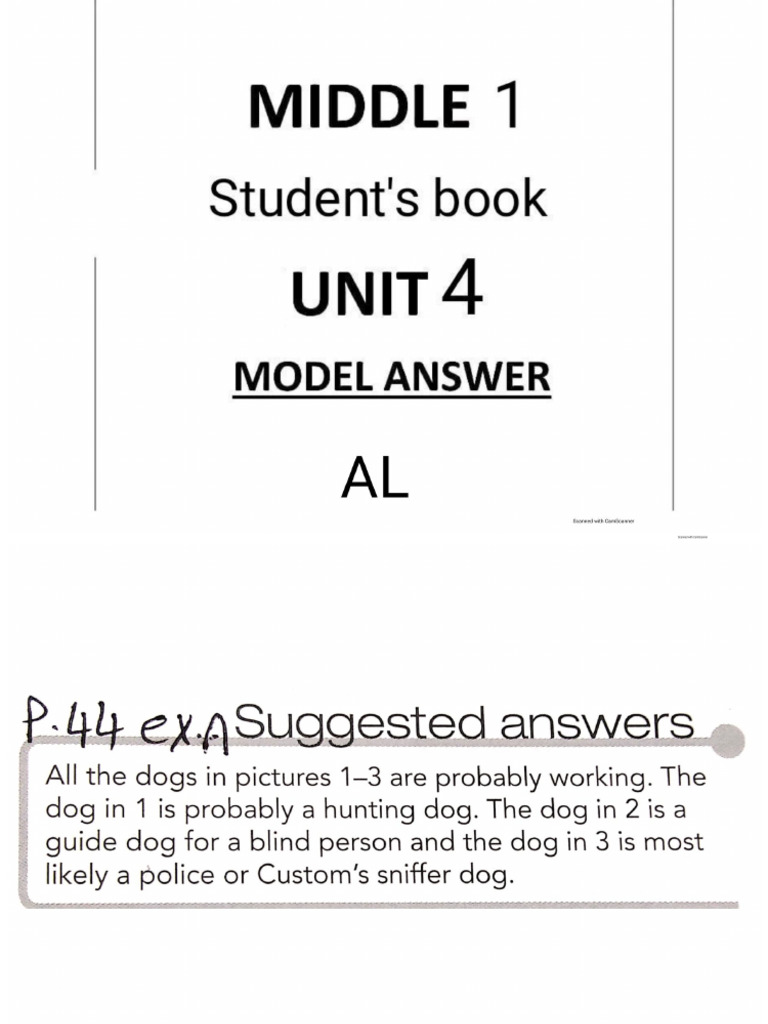 m1 Al U4 SB Model Answer | PDF