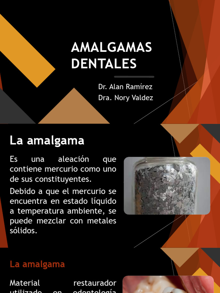 Amalgamas Dentales: Composición y Propiedades | PDF | Aleación | Cobre