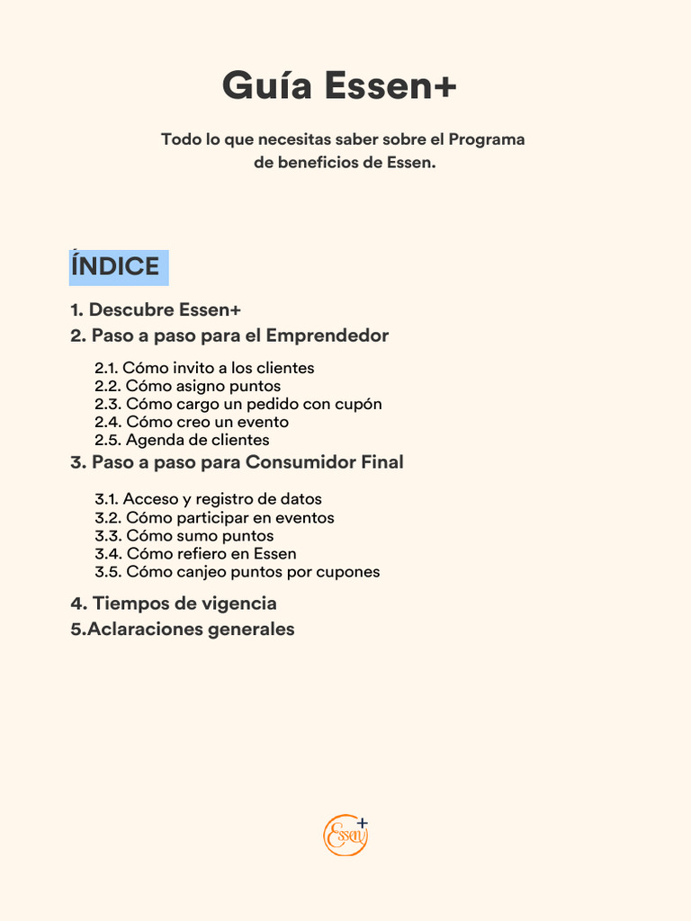 Guía Essen | PDF | Cupón