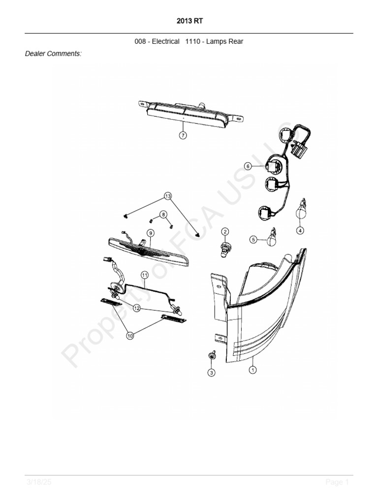 RT Tail Lamp | PDF