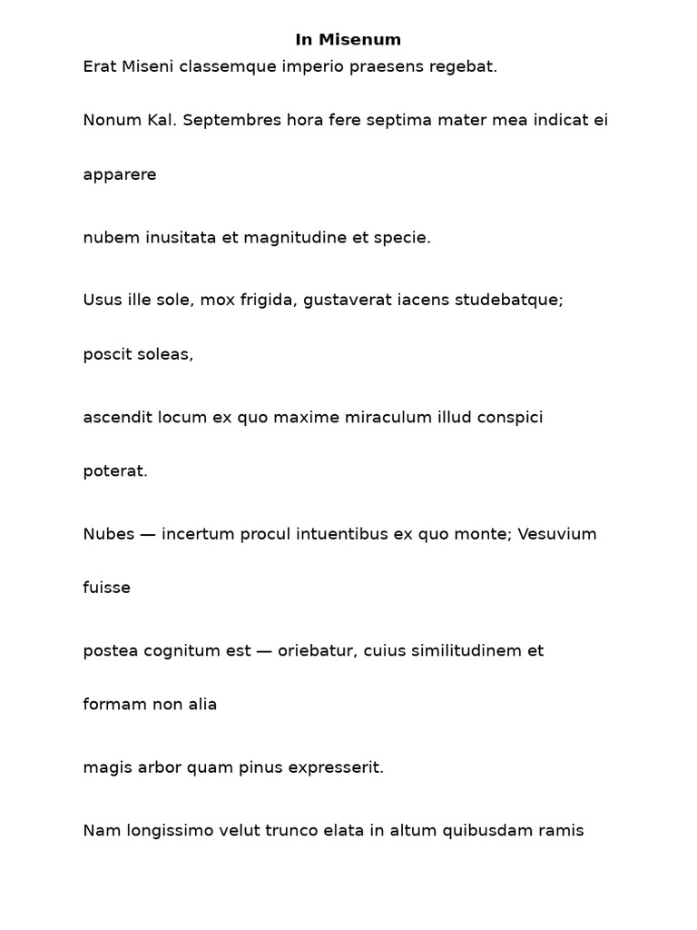 In Misenum | PDF