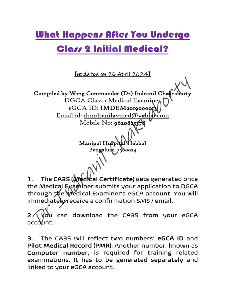 2024 After Class 2 Initial Medical | PDF