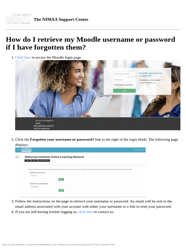 How Do I Retrieve My Username or Password If I Have Forgotten Them | PDF