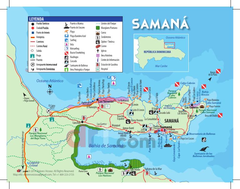 Mapa Samana 8 5x1122 Espan Ol Sept 2019 | PDF | Ciencias de la Tierra ...