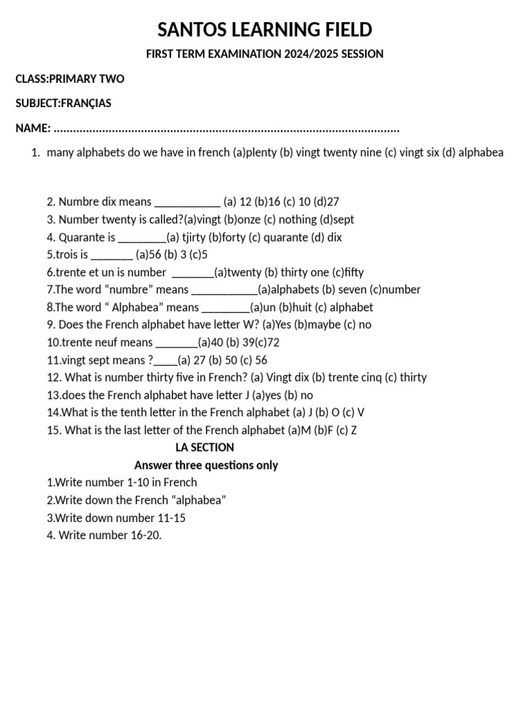 Santos Learning Field | PDF