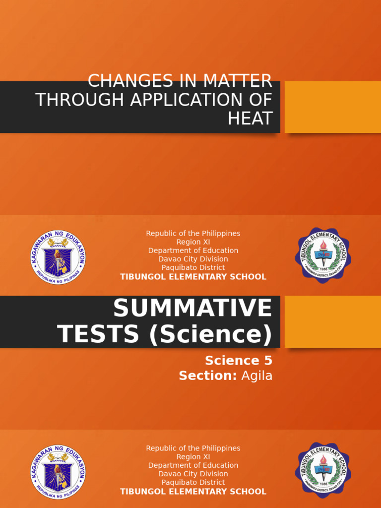 Changes in Matter Through Application of Heat | PDF | Combustion | Waste